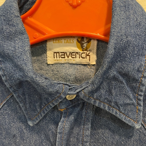 Maverick | Shirts | Vtg Maverick Denim Long Tails Western Shirt | Poshmark